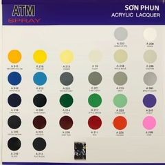 Sơn xịt ATM A10 A100 A200 A203 A210 A211 A212 A213 A214 A219 A220 A224 ...