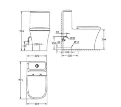 Bồn cầu 1 khối GROHE 39310000 | CÔNG TY TNHH ĐẦU TƯ VÀ PHÁT TRIỂN TMG