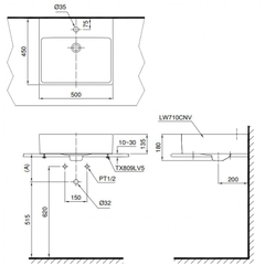Chậu rửa đặt bàn TOTO LT710CTR | CÔNG TY TNHH ĐẦU TƯ VÀ PHÁT TRIỂN TMG