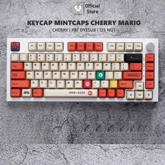 Keycap Mintcaps Cherry Mario PBT Dyesub-Red
