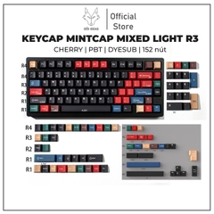 Keycap Cherry Mixed Light R3 PBT Dyesub