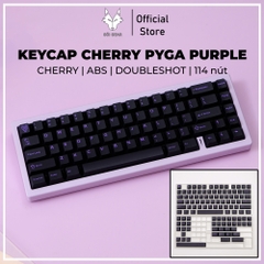 Keycap Cherry Aifei Pyga Purple Semi-Transparent ABS Doubleshot