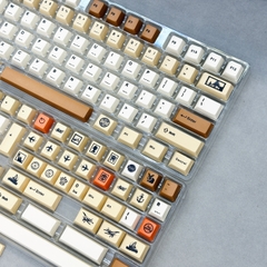 Keycap Mintcaps Cherry Retro Stamp PBT Dyesub