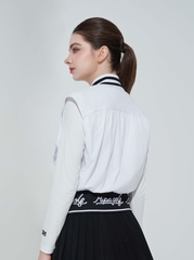 Áo khoác golf nữ Cora màu Trắng cao cấp | Mipa Golf