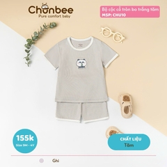 CHUNBEE - BỘ TĂM CỘC TAY PHỐI VIỀN | KHO SỈ TINN SHOP