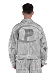 PC® WHITE OCEAN CURRENTS WASHED DENIM JACKET | PC BRAND - All Around Us