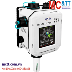 Module Data Logger đo CO+ nhiệt độ + độ ẩm RS-485/Ethernet Modbus RTU/TCP & MQTT ICP DAS DL-301 ...