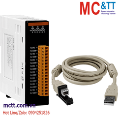 Module USB 8 kênh Power Relay ICP DAS USB-2064 CR | MC&TT Co., Ltd