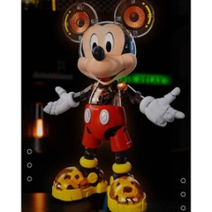 Mô Hình Lắp Ráp Disney Mecha Robot Cyber Mecha Mickey Mouse Pleyerid Có Led