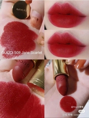 Son lì Gucci Matte 509 Janie Scarlet màu đỏ lạnh | Sheep - Dịch vụ ...