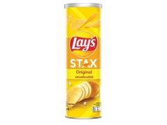 Snack LAYS STAX khoai tây miếng vị tự nhiên lon giấy 160g