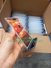 MENU MIKA A6 DỌC TRONG SUỐT (đế đen) - BIỂN ĐỂ BÀN - STANDER | HATECOVN