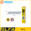 Hộp lưỡi dao trắng 25mm Olfa HB-20 (126 x 25 x 0.7 mm)