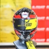Mũ Lật Hàm EGO E91 2 Kính Đen Bóng Tem Decal Winner X Đỏ - babuphuot.vn